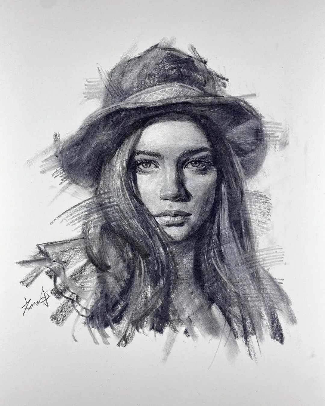 Bold and unrestrained sketches with powerful brushstrokes!I've watched ...