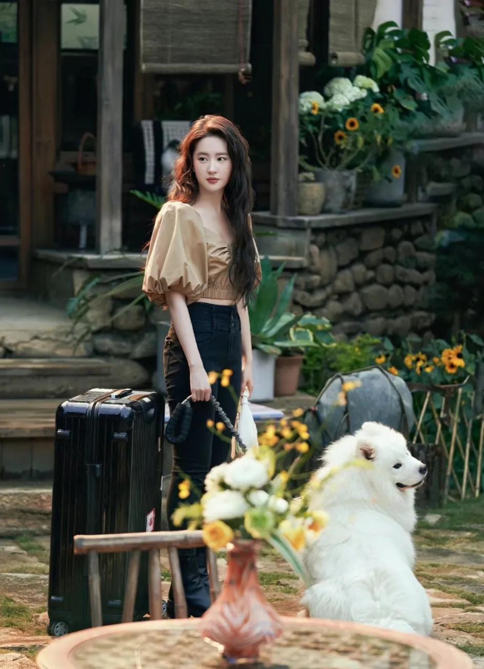 This spring has the taste of Liu Yifei, because after the wind, the ...