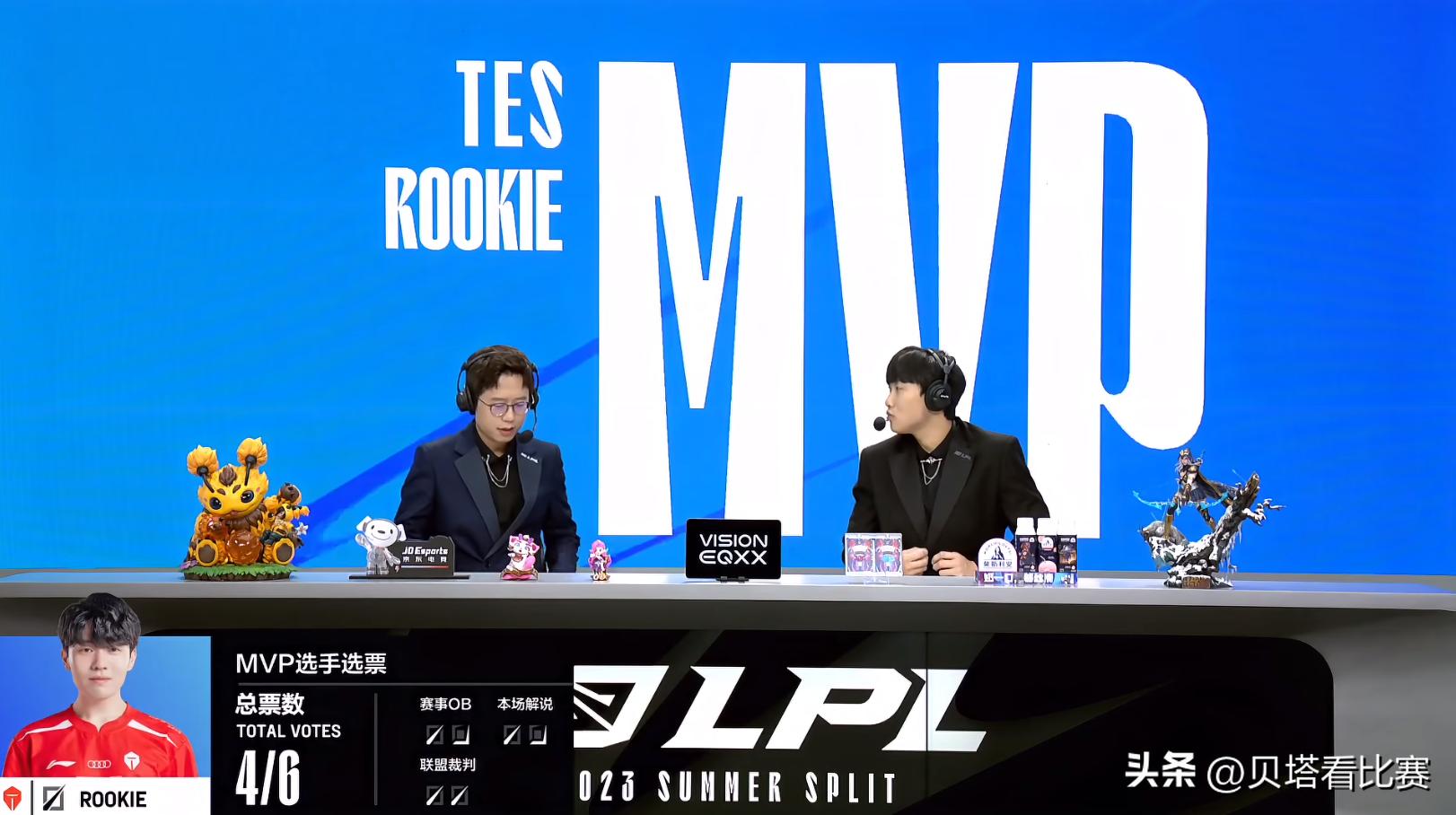 After the bulging, the small umbrella was also washed away! Because the MVP was not given to JKL ...