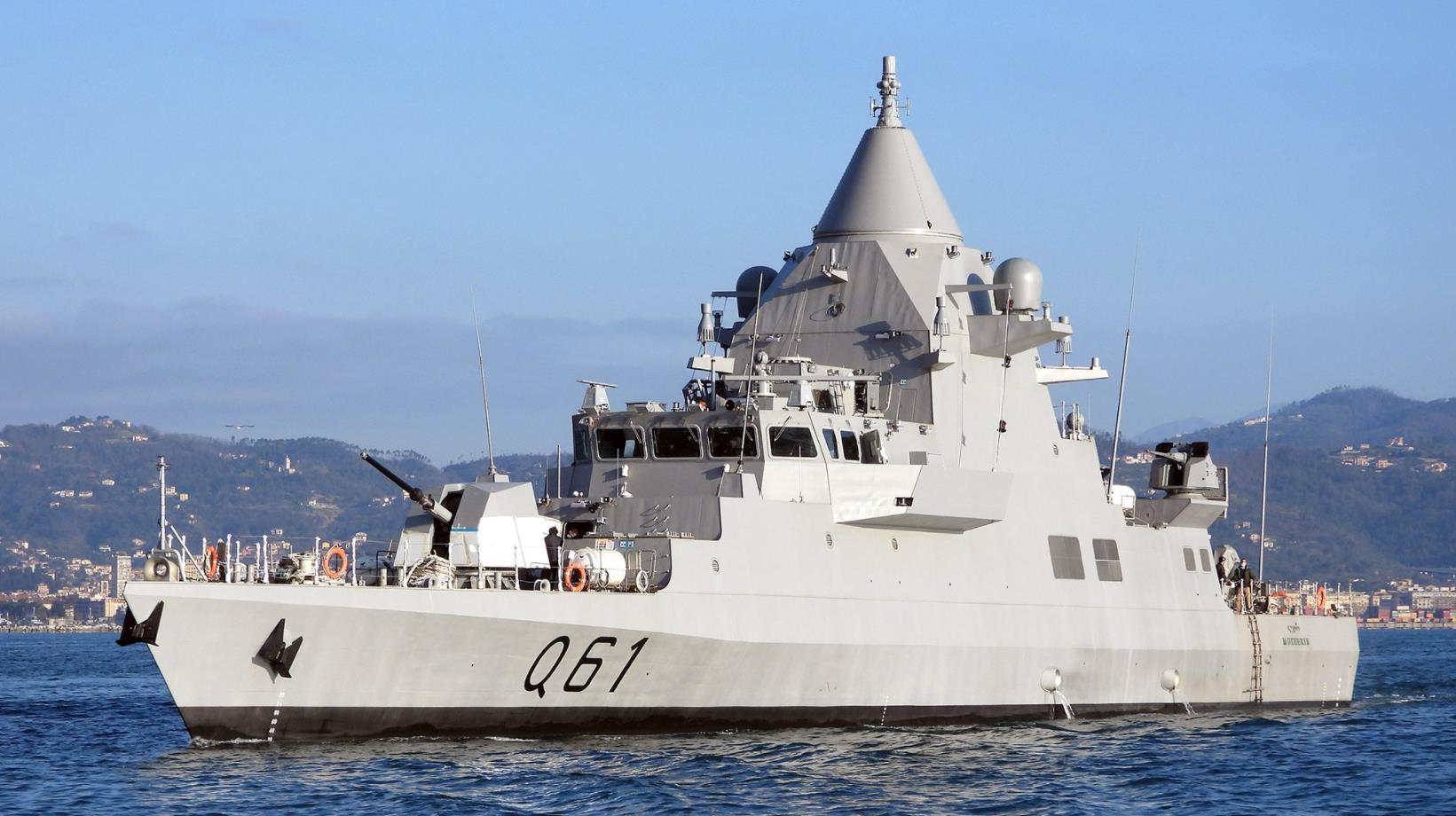 The first musherib-class patrol ship arrives with diversified weapons ...