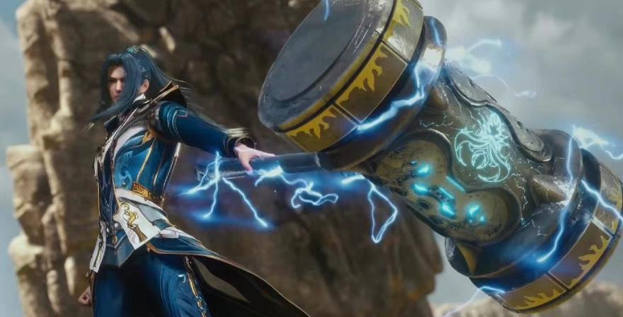 Tang San absorbed the three major spirit rings at the same time, the ...