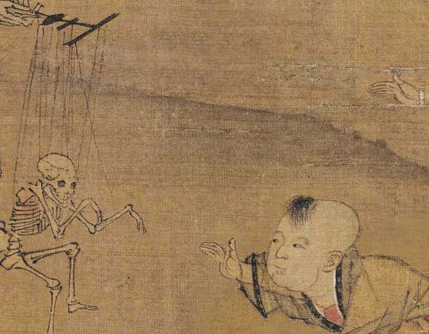 There is a "ghost painting" in the Palace Museum. The patterns in the ...