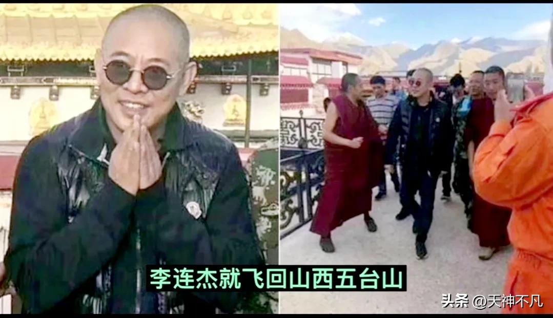 Jet Li returned to China, he went to Mount Wutai as an ascetic monk ...
