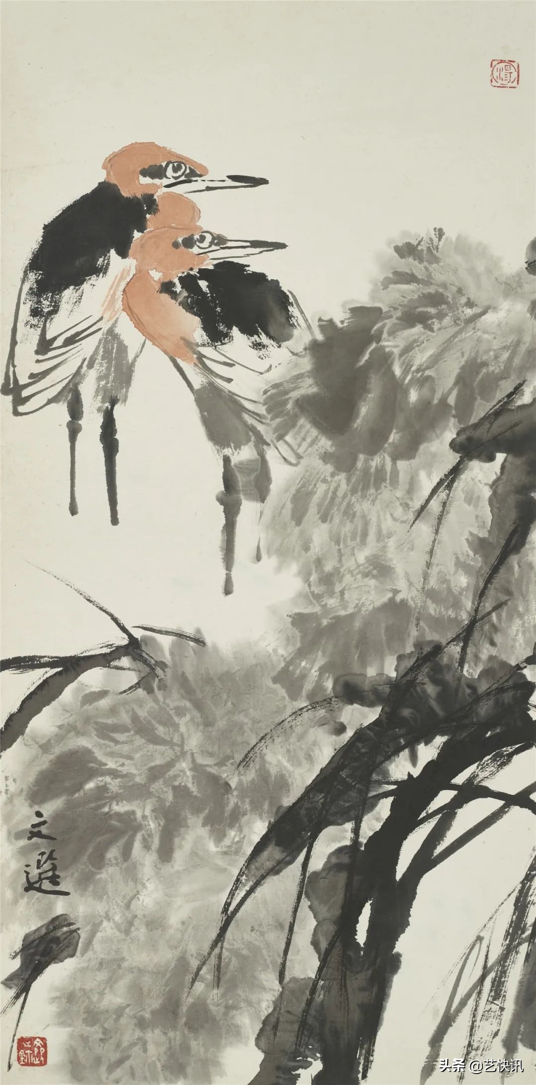 Tang Wenxuan, Tang Li Flower and Bird Painting Exhibition - iNEWS