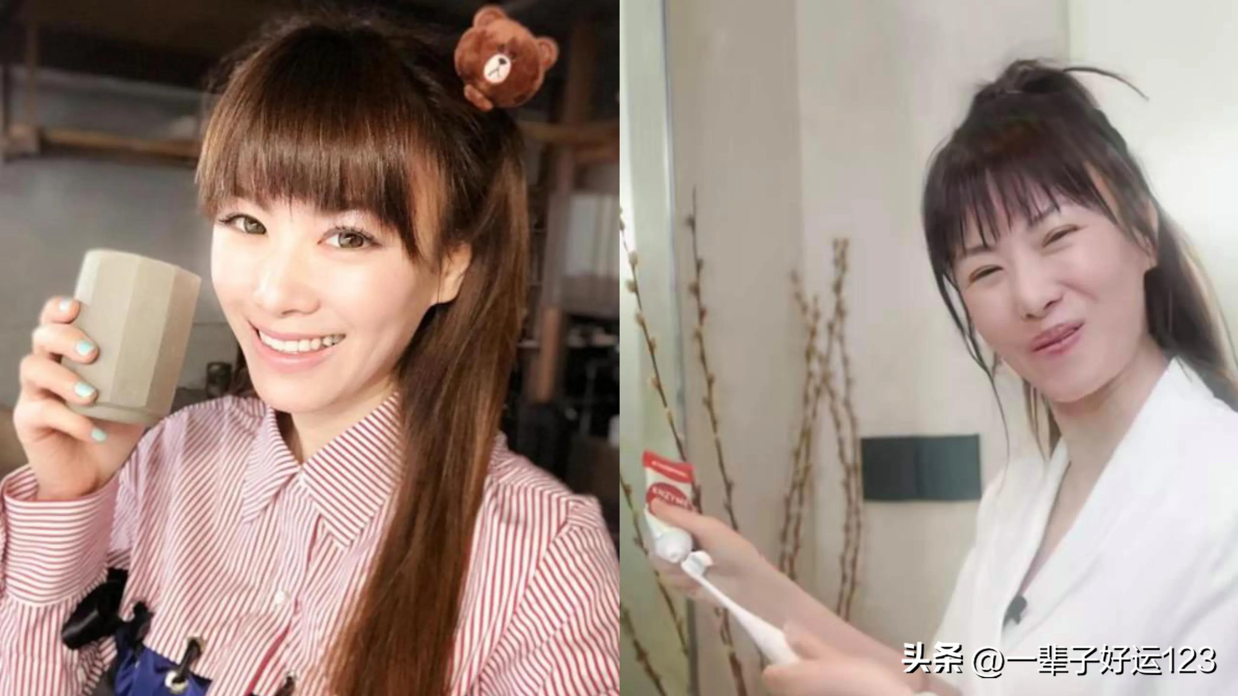 The bald Zhu Zhen, the makeup-removing Wan Dini, the fat Doudou, look ...