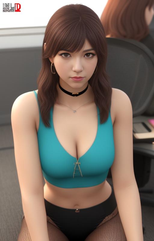 AI Beauty (397) A lady who walks into reality in comics - iNEWS