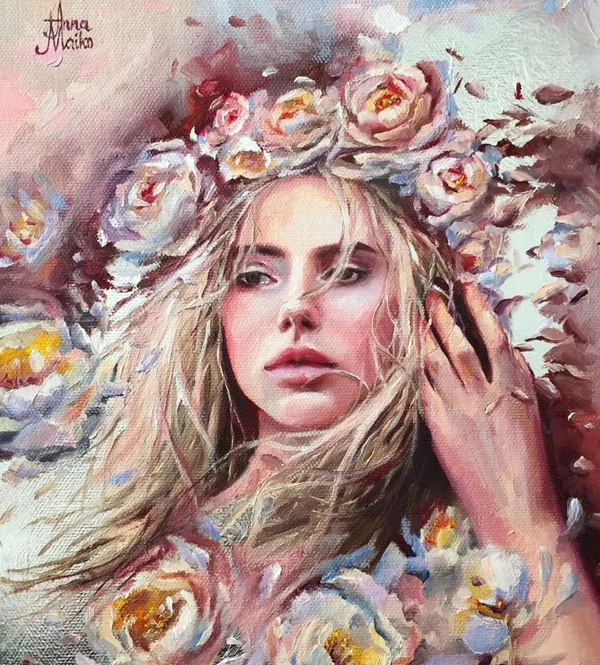 Ukrainian beauty painter Anna - iMedia