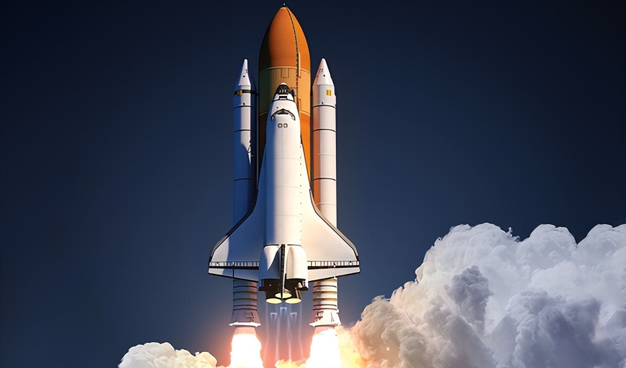 The space shuttle exploded after launch, and 1400 ℃ hot air swept the ...