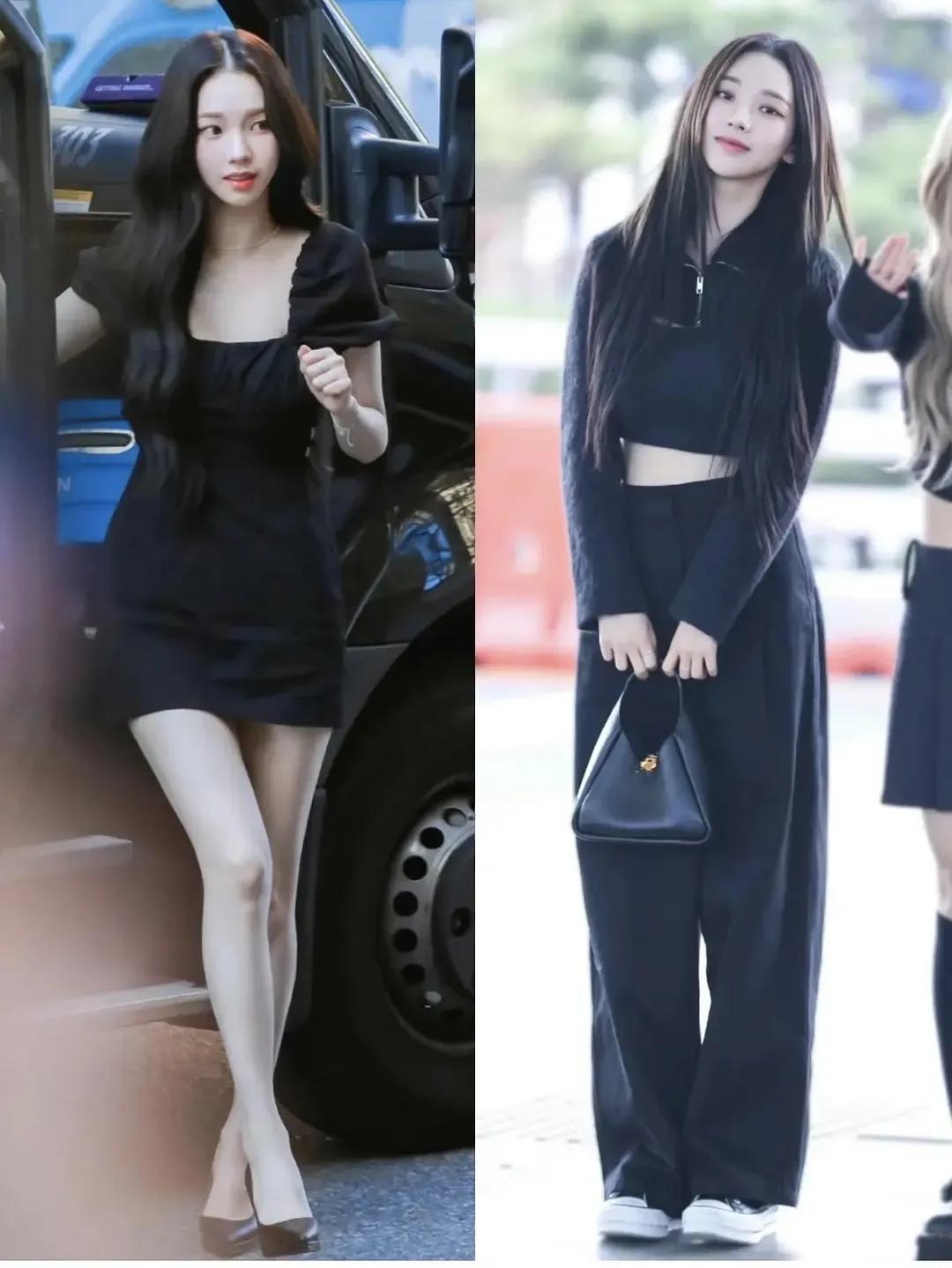 The pear-shaped figure of the Korean female idol can be used for ...
