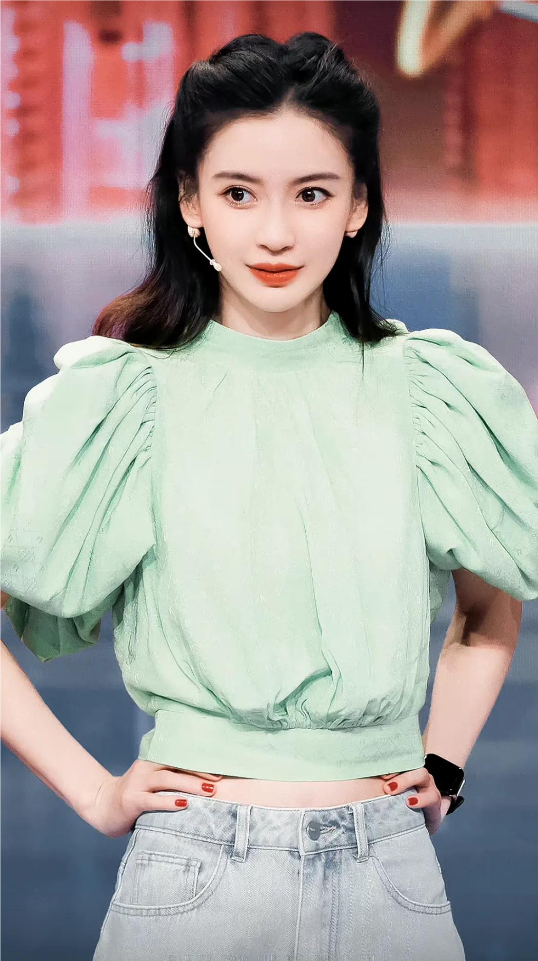 I heard that it is delicious. Angelababy's new look is too beautiful ...