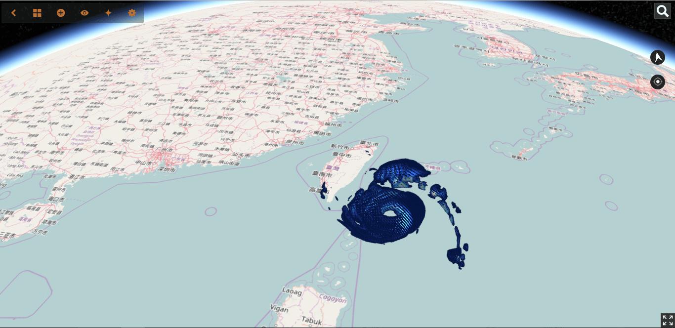 3D virtual earth based on cesium - iNEWS