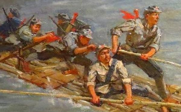 In 1965, General Peng revisited the Dadu River and accidentally ...