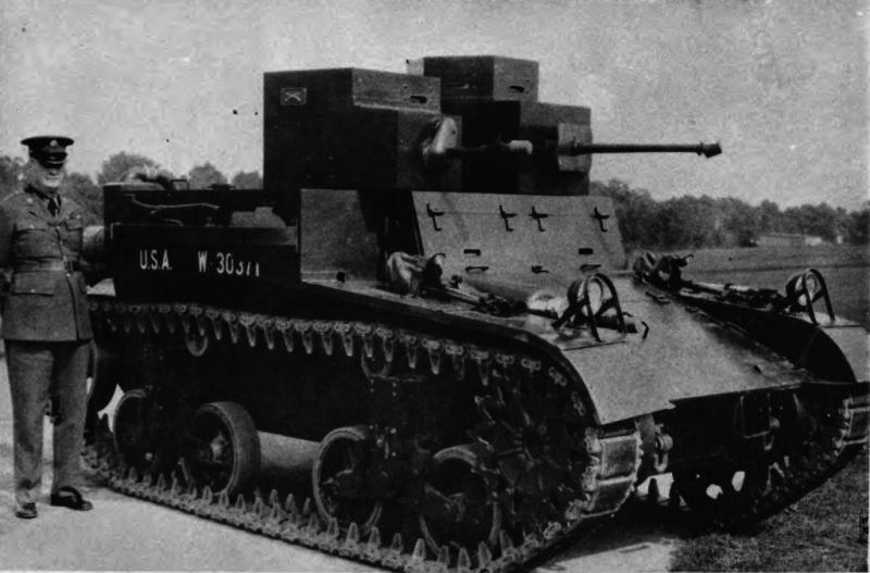 The American M2 tank of World War II, an armored beast with guns and ...