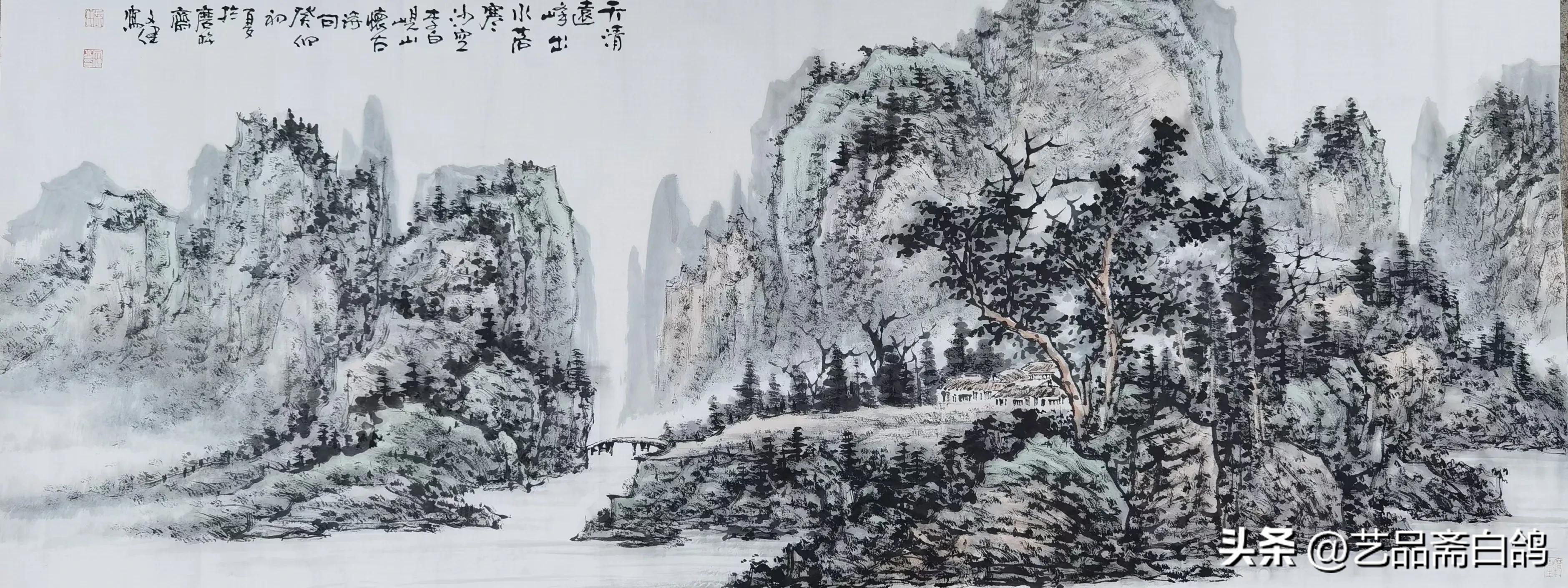 Appreciation of fine paintings by painter Zhang Wenjian - iNEWS