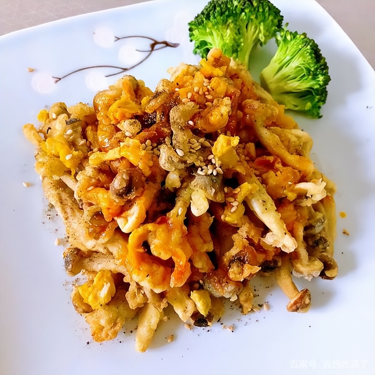 No fried mushrooms, crispy outside and tender inside, low-calorie and ...