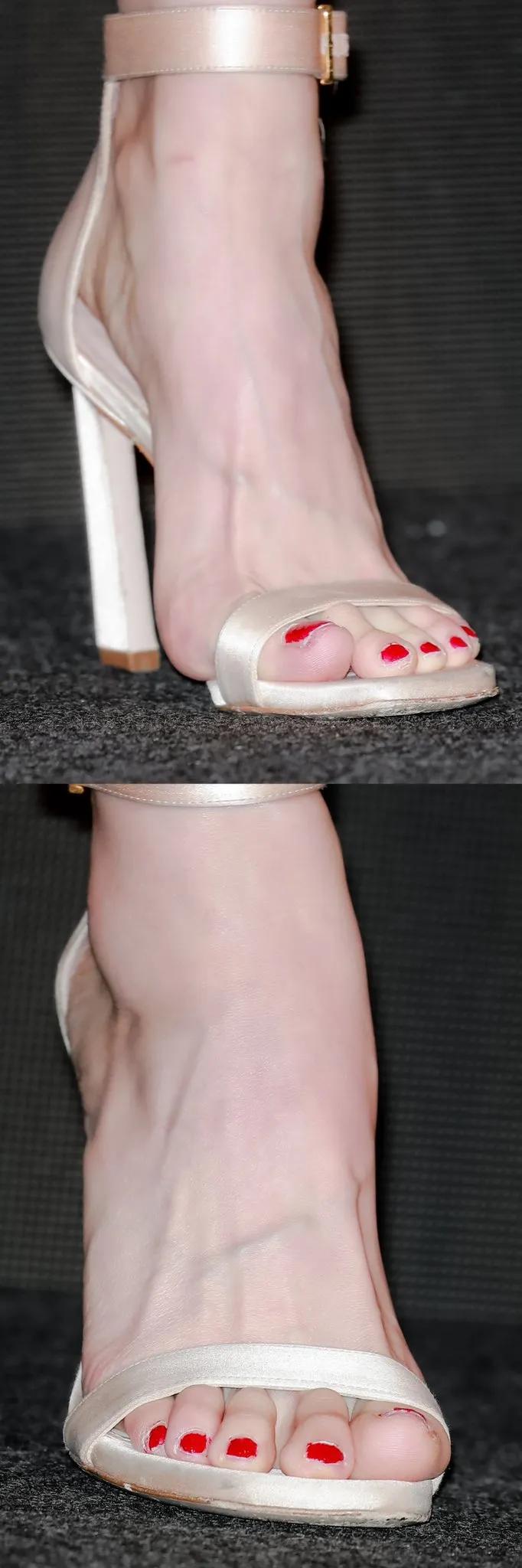 White fair legs and tender feet - iNEWS