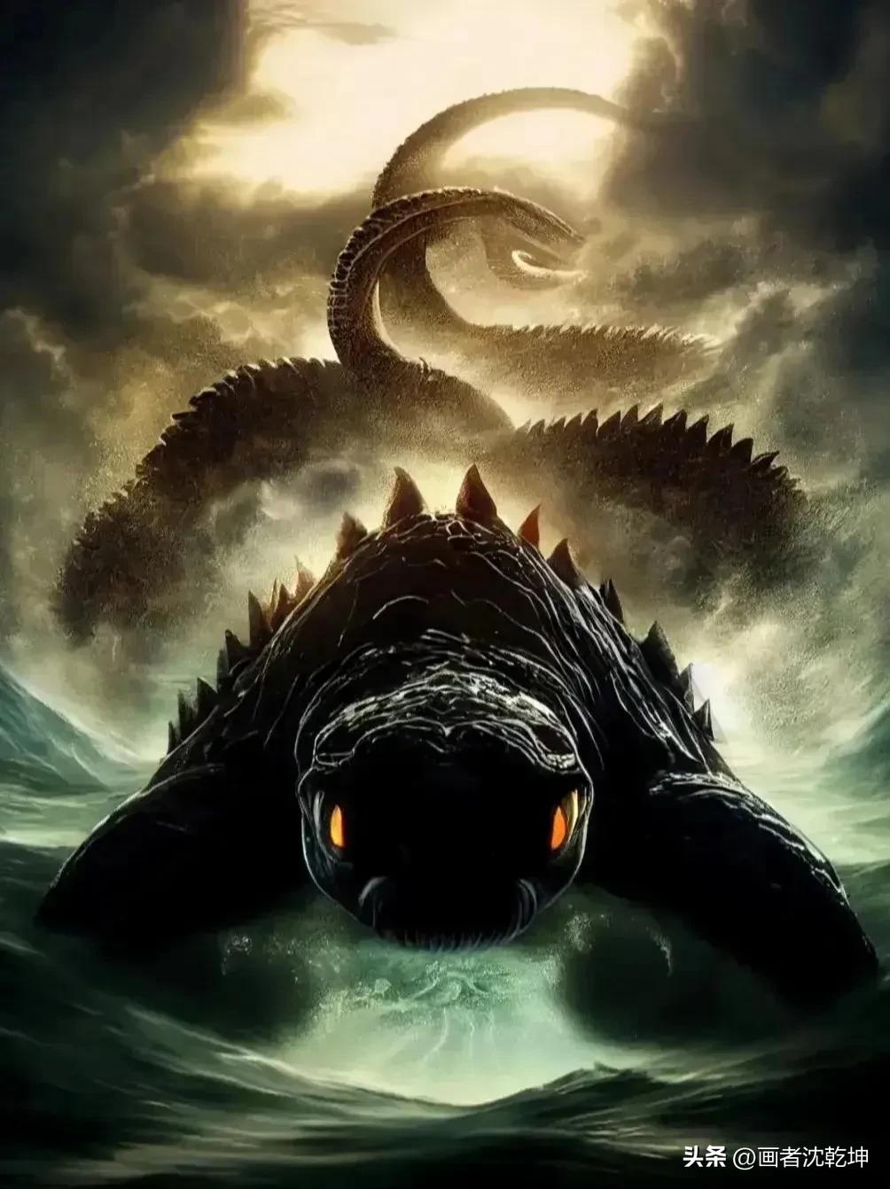 The four sacred beasts of the national tide, Qinglong, Baihu, Suzaku ...