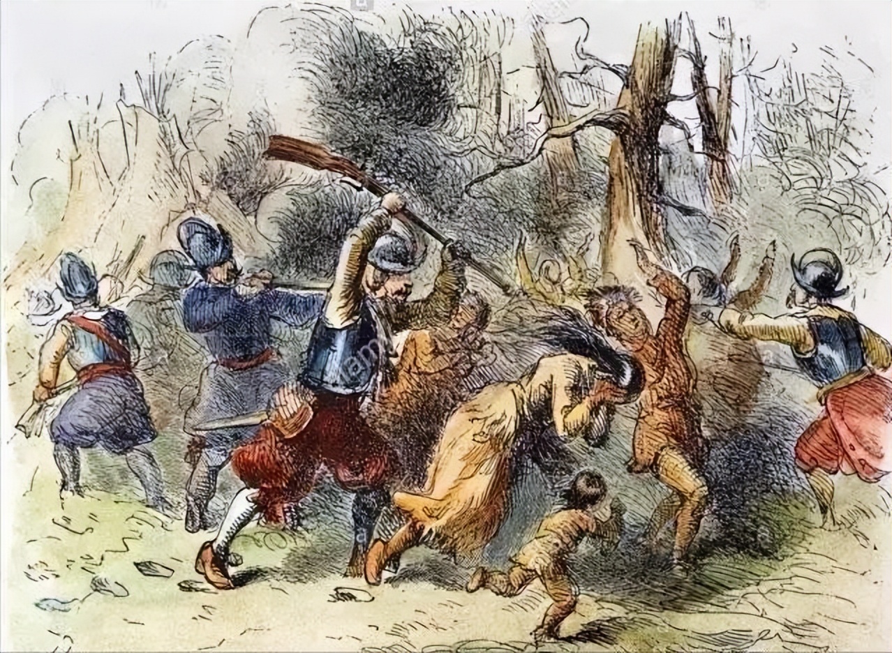 Resistance and protection of American Indian tribes against colonists ...