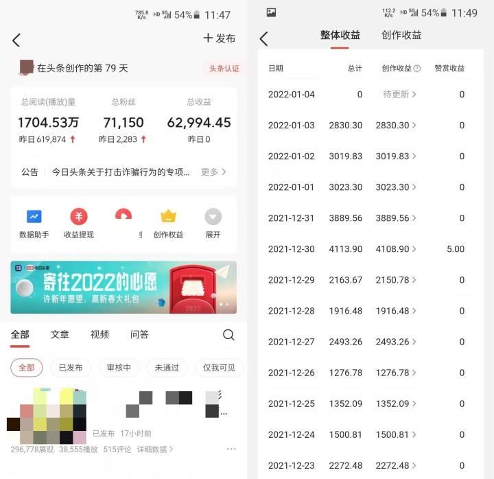 Video clip operation 20 days of income 17819, I will tell you how to do ...