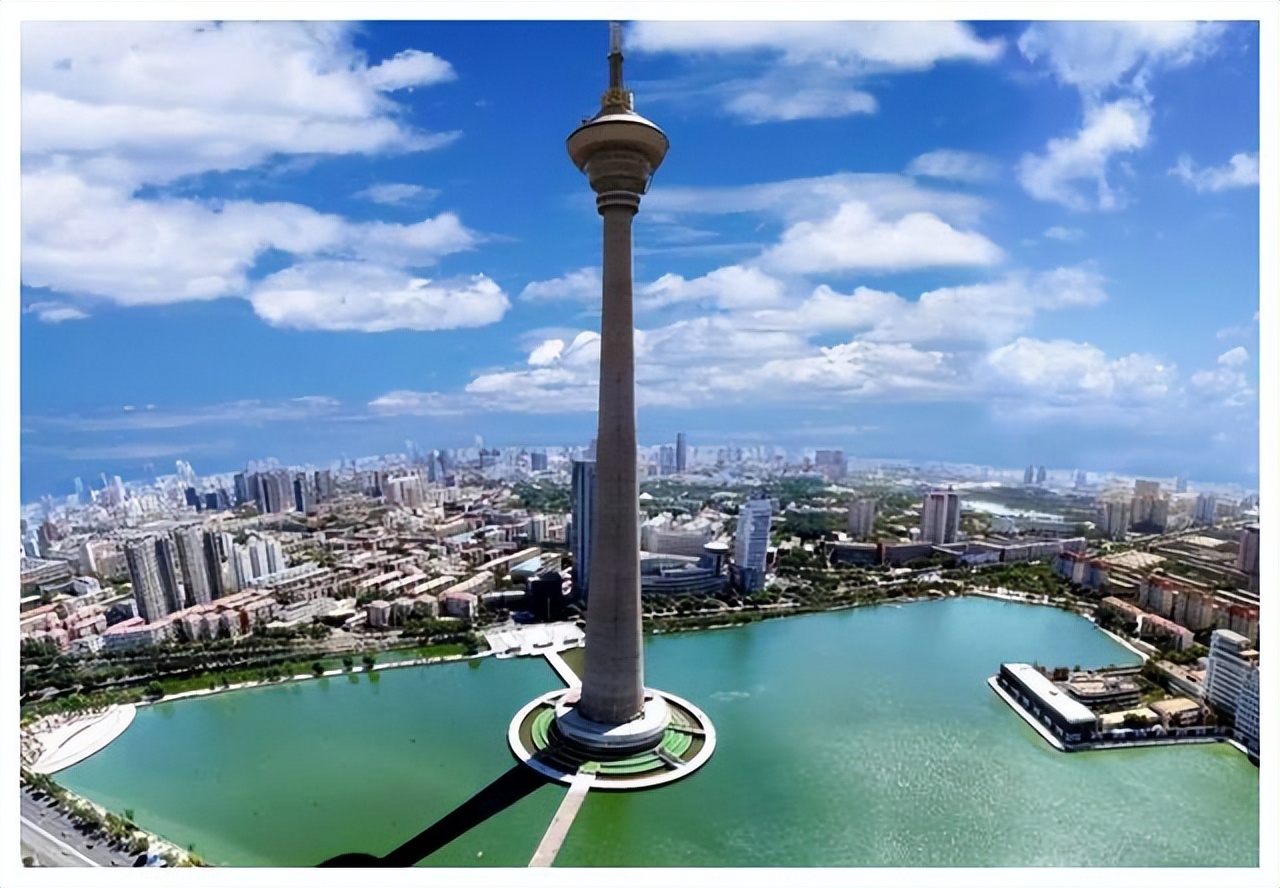 There is a beautiful lake scene in Tianjin, with the wonders of the ...