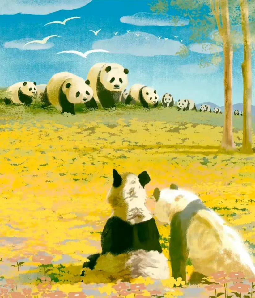 Pandas have been waiting for China to become stronger for 100 years ...