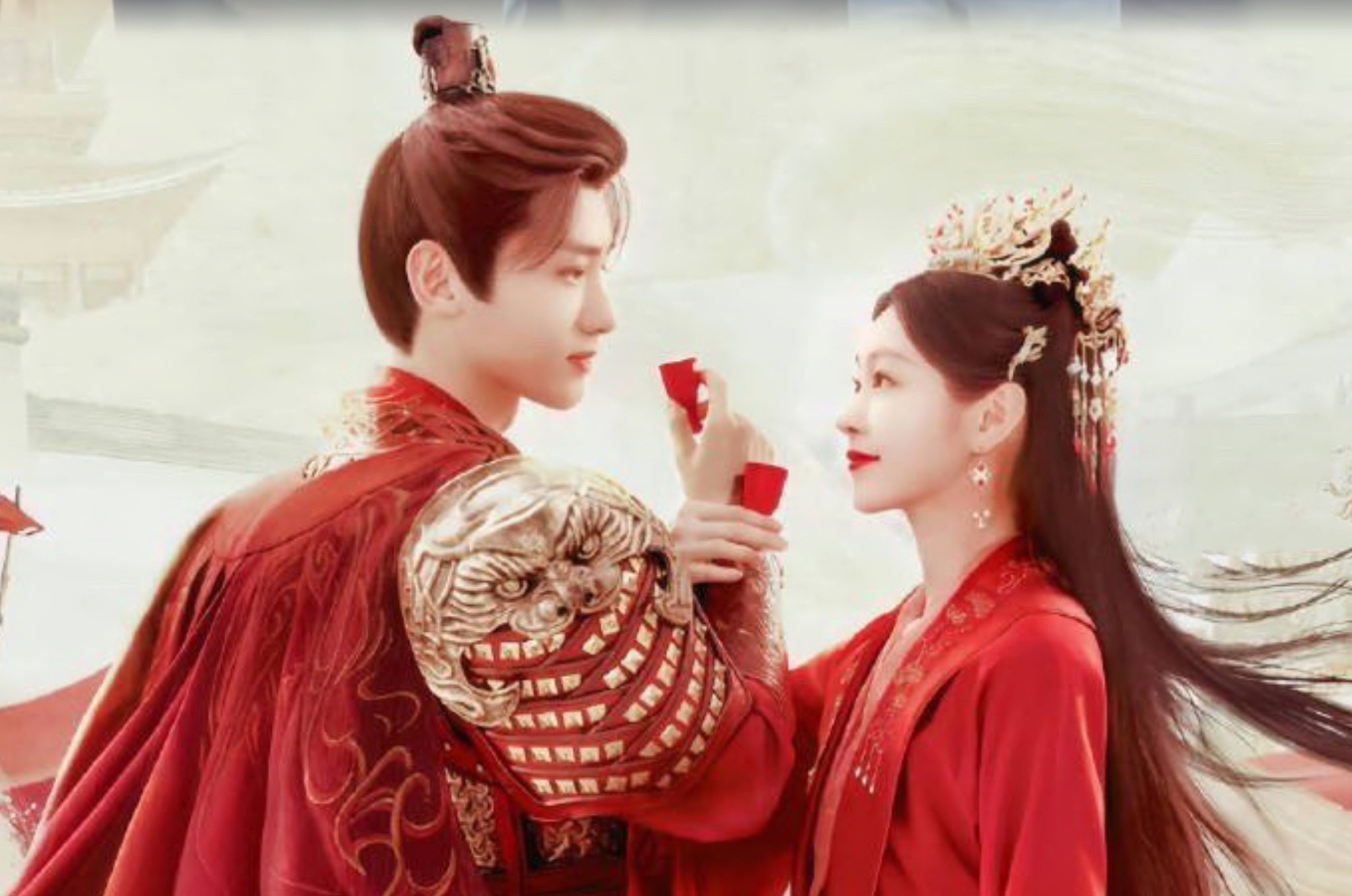 Bai Jingting and Song Yi sprinkle sugar together, staring at each other ...