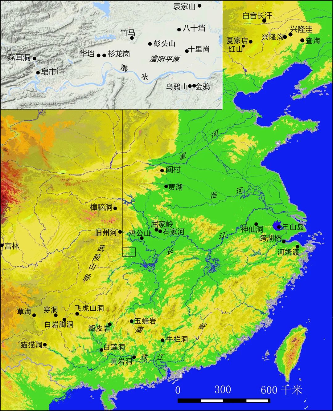 An early historical picture from the origin of rice farming to the ...