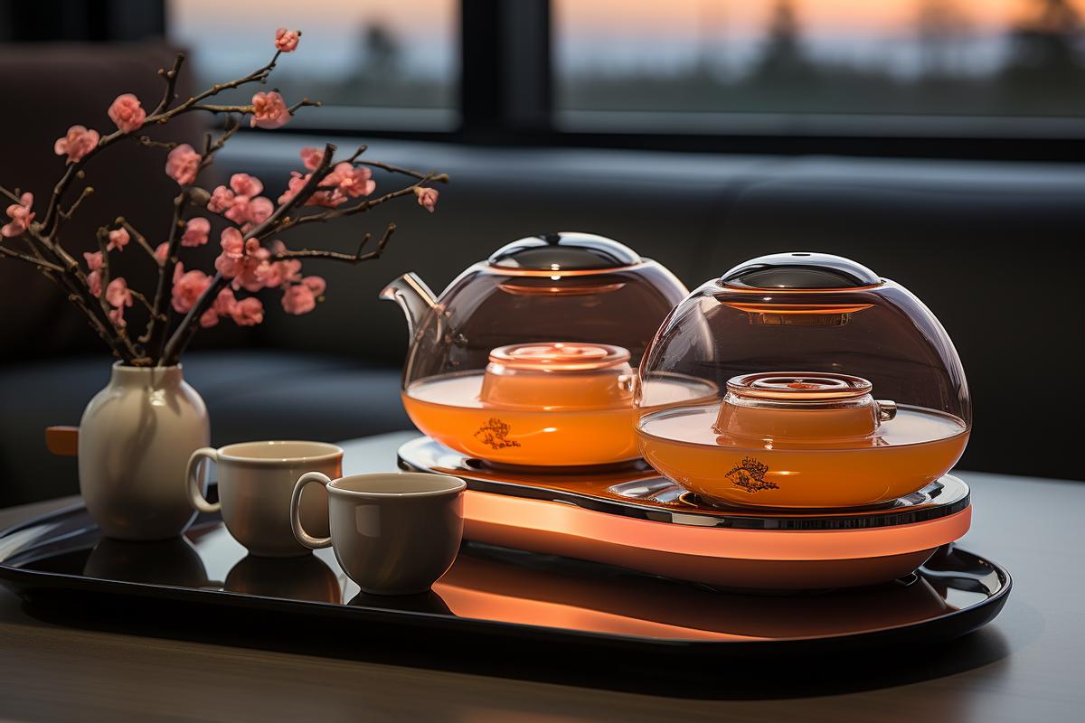 A new thing in future life, AI smart electric tea set helps you make ...