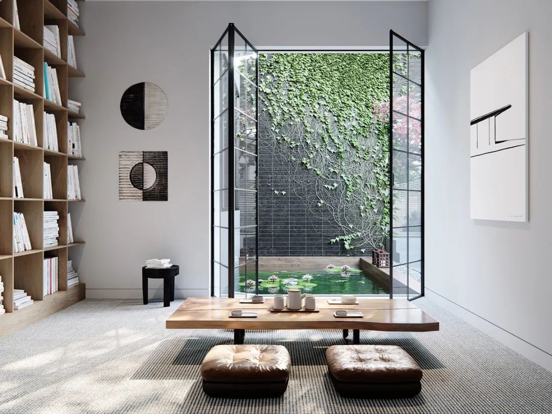 There is a kind of beauty called tea room, 51 new Chinese tea room ...