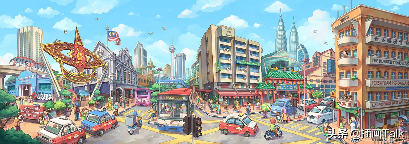 Malaysian illustrator Chong Fei Giap, the bright girl in the city - iNEWS