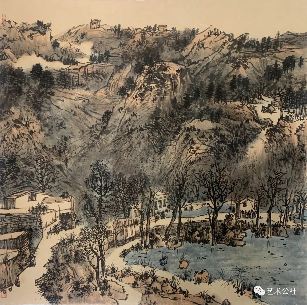 Shen Lina's Landscape Painting Works Appreciation - iMedia