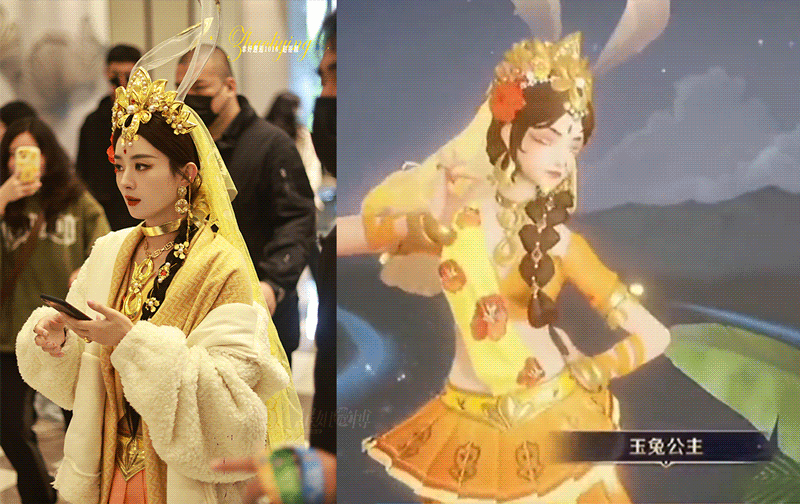 Zhao Liying cos "Princess Jade Rabbit" is out of the circle! Netizen ...