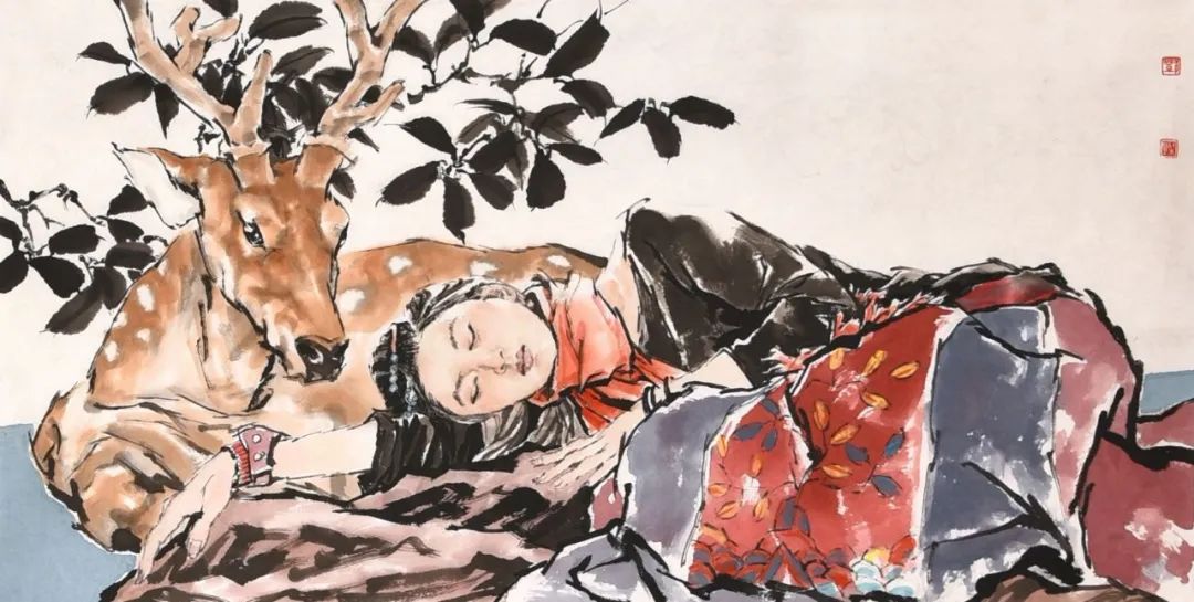 From clumsy to simple to shape with spirit——Deng Can's ink and wash ...