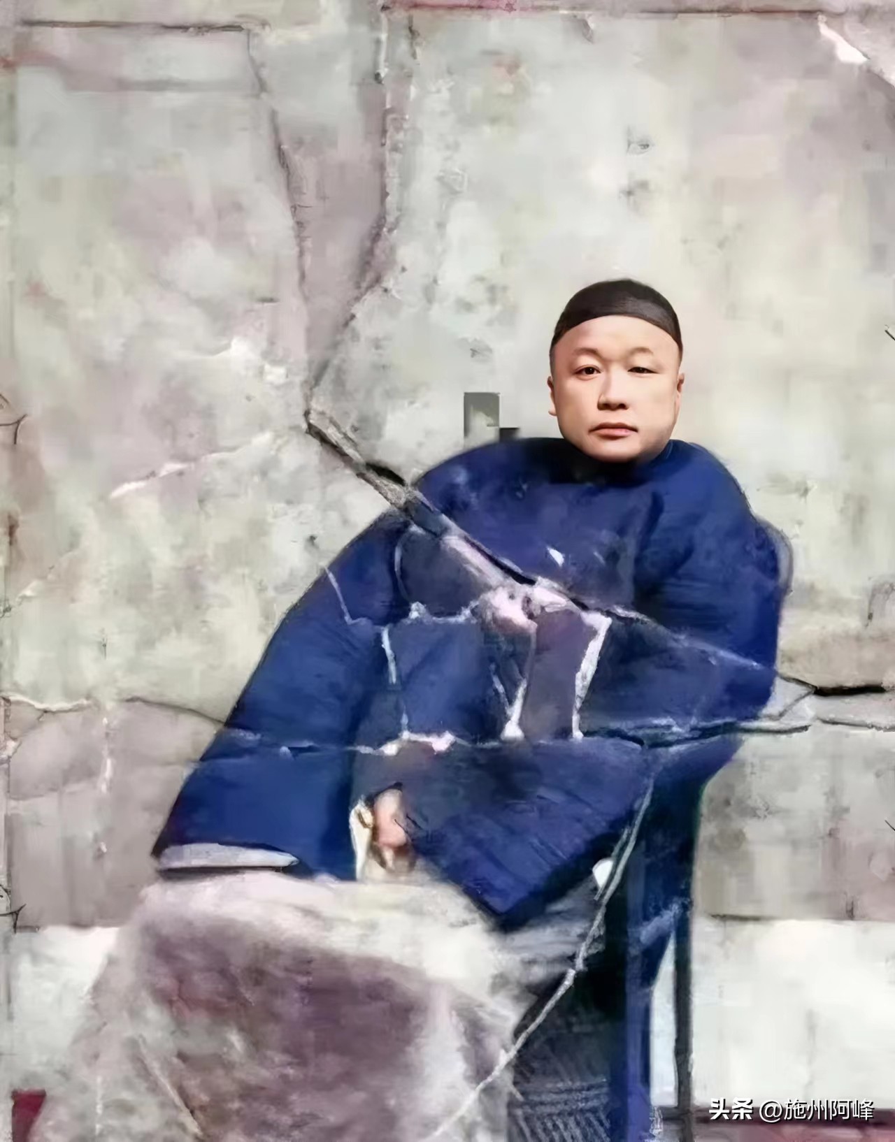 The real photo of the national hero Deng Shichang, it turns out that he ...