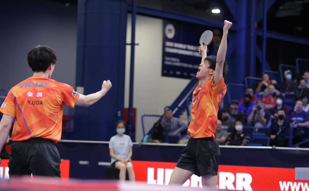 The Japanese table tennis men's doubles are wiped out!South Korean ...