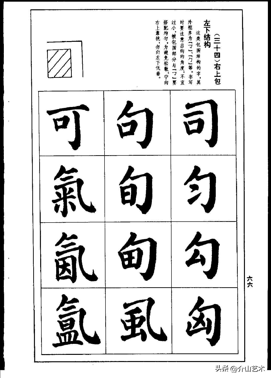 Yan Ti Regular Script - 34 Regular Script Structures - iNEWS