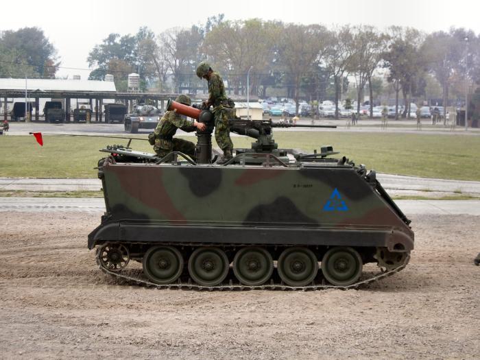Taiwan M113A1/A2 armored transport vehicle - iNEWS
