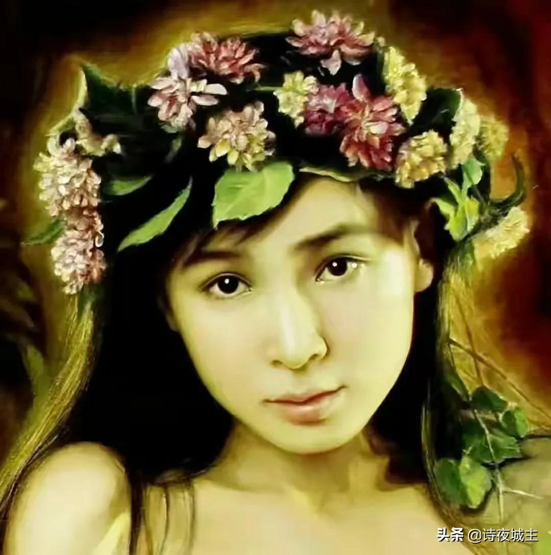 Painting master Li Zhuangping woman oil painting, plump body and ...