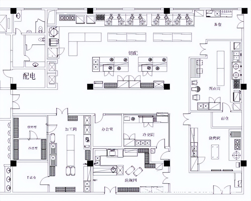 Beijing restaurant kitchen design, hotel kitchen design, large canteen ...