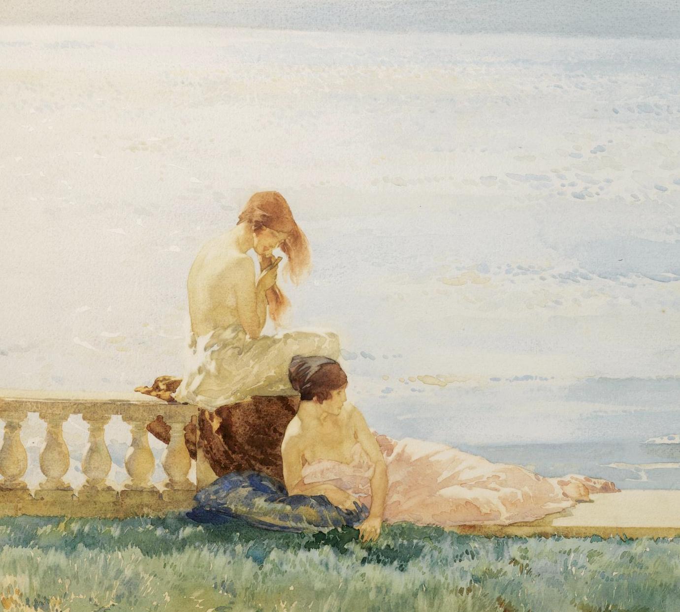 6 minutes to take you into the watercolor art world of William Russell ...