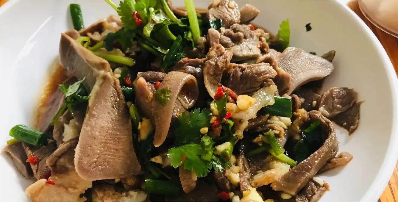 Teach you nutritious and delicious cold goose offal, refreshing and ...