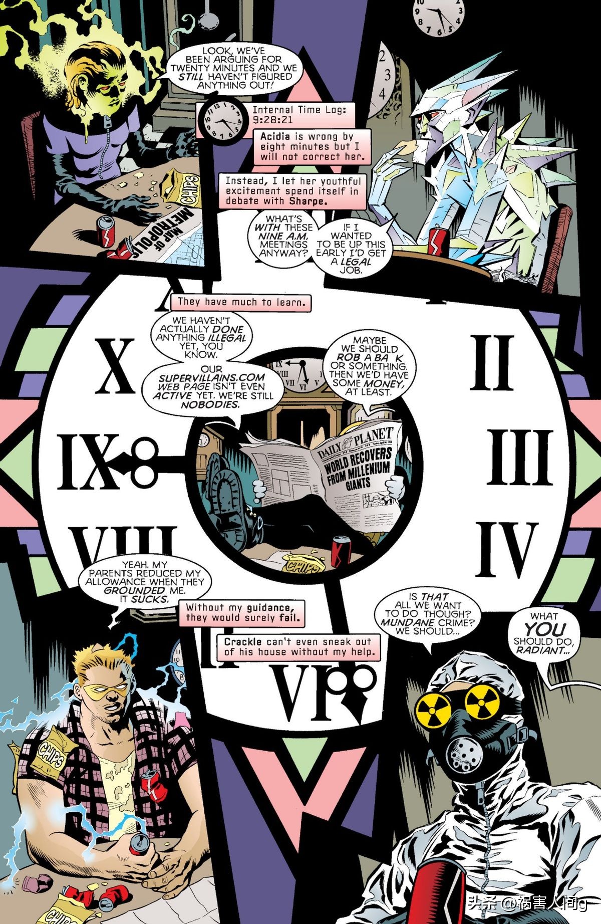 DC's Three-Line Villain Clock King - iMedia