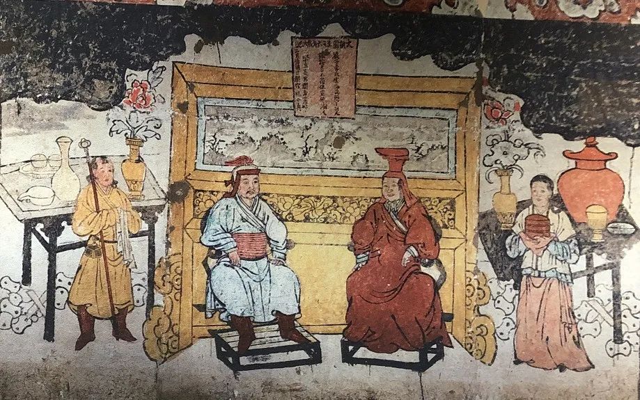 Murals of the Yuan Dynasty Mongolian Tomb in Donger, Pucheng, Shaanxi ...