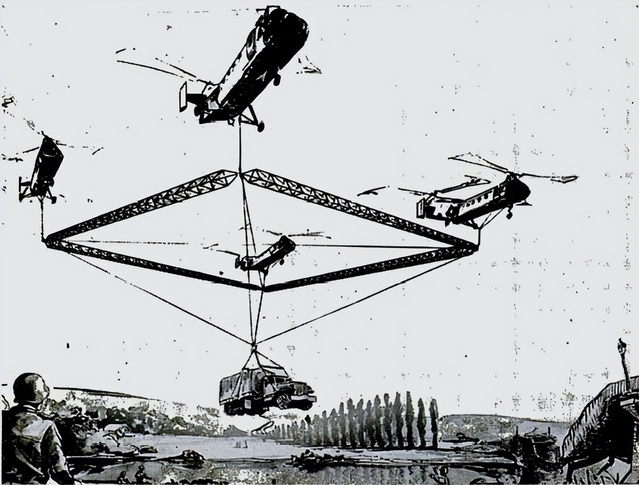 In the 1950s, the H-21 helicopter developed by the United States was ...