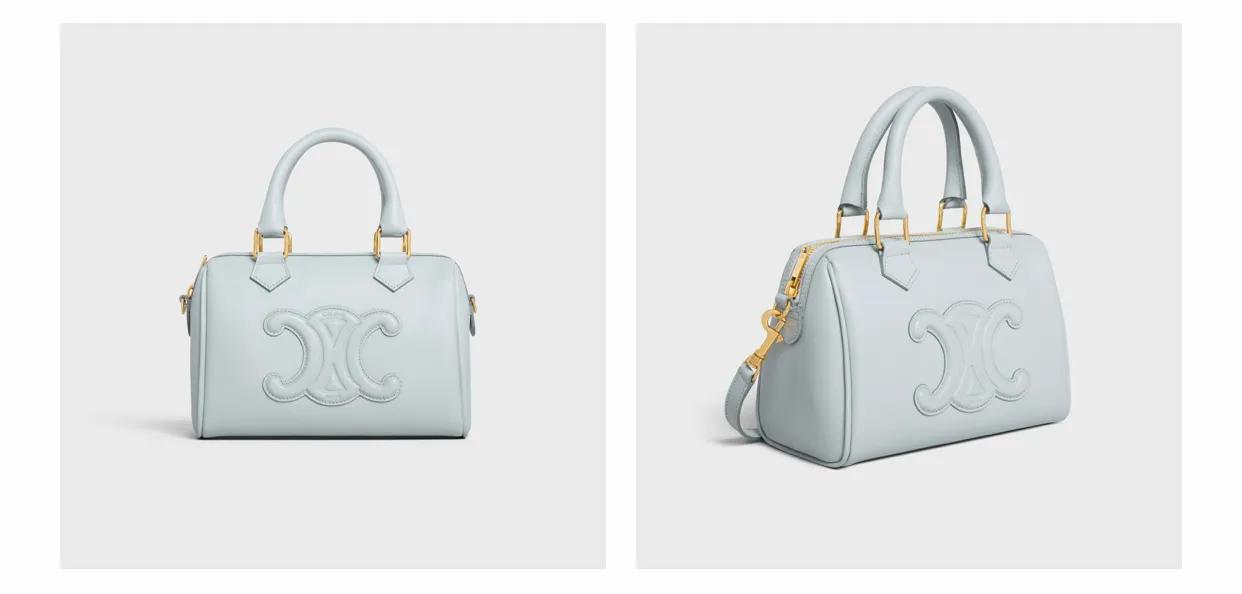 CELINE 2023 Spring/Summer Collection Bags: Mirror Silver & Soft Blue ...
