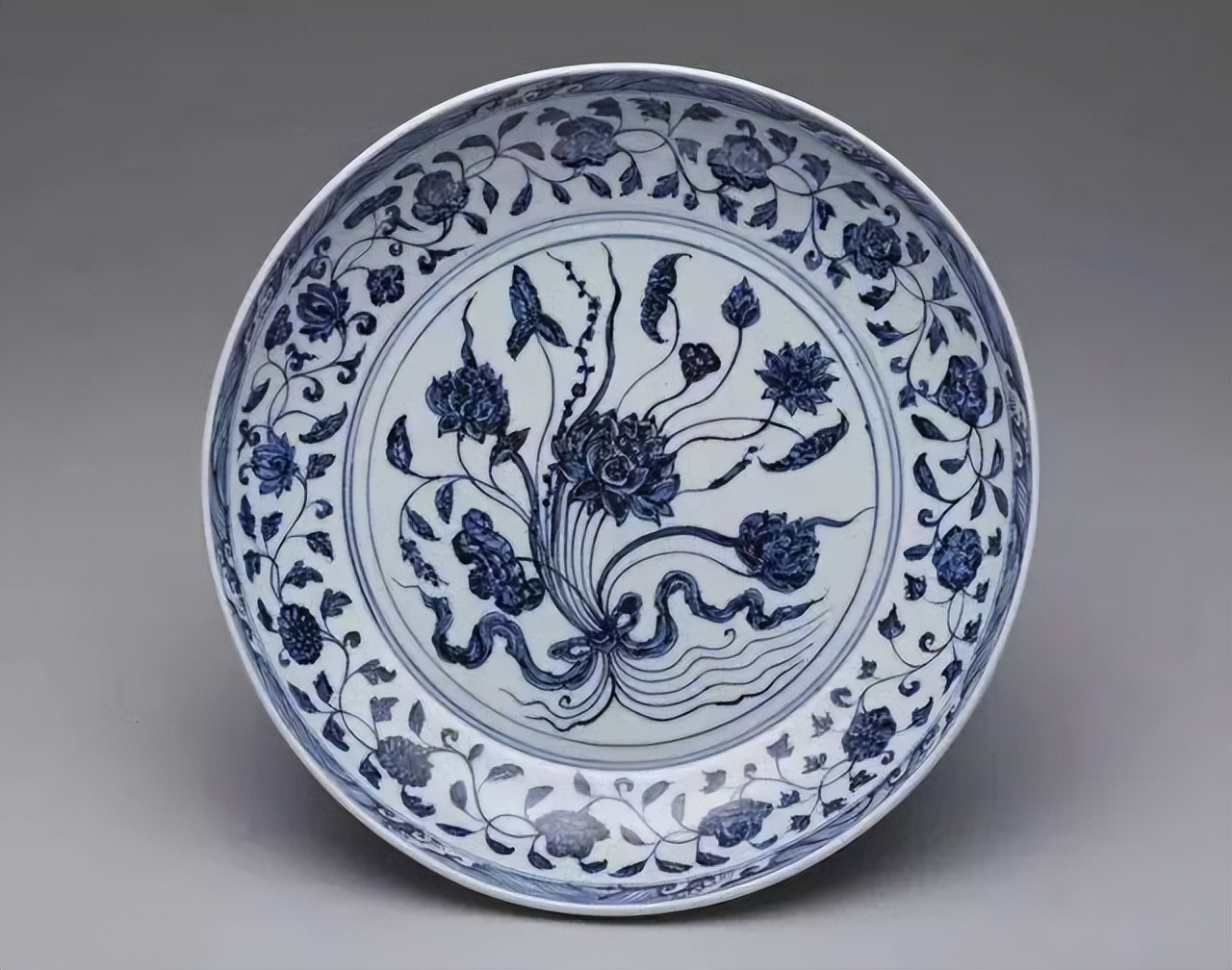 The concept, decoration method and decorative pattern of blue and white ...