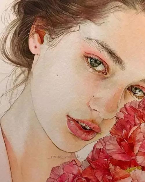 Japanese painter Reina Yamada takes the beauty of watercolor to the ...
