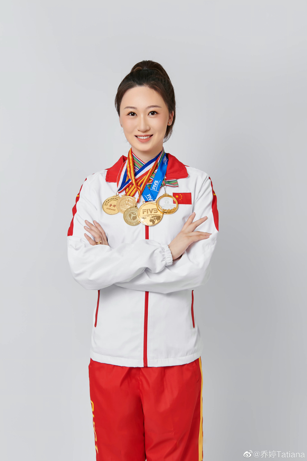 Both strength and beauty!The former national women's volleyball player ...