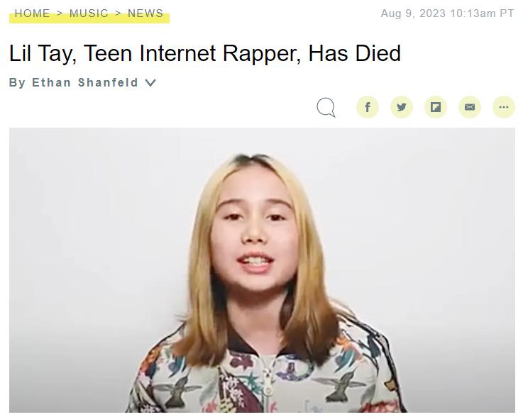 The 14-year-old Chinese internet celebrity unfortunately died suddenly ...