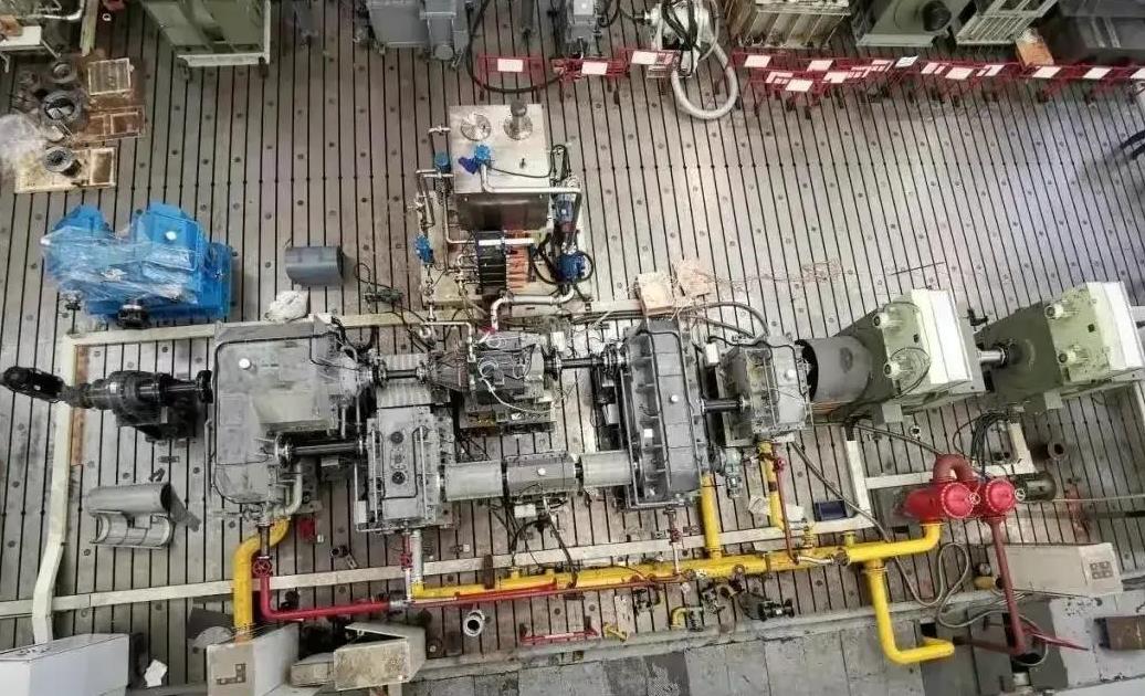 The temperature in front of the turbine is even higher than that of the ...